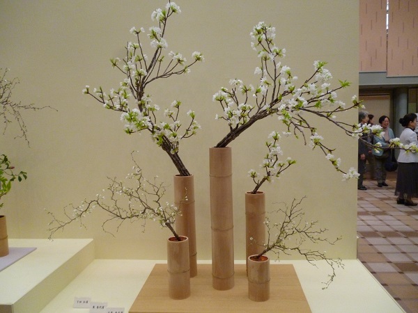 未生流 いけばな展 第6回一季会 花季を刻む : ひとりごと