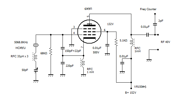 ロシア球を使う10Mc送信機の製作1－6Ж9ПによるVXOの実験 : 真空管にゲルマトランジスタ、8mm映画にコダクローム-アナクロおやじの ...