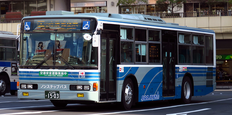 関鉄グリーンバス KC-MP747K : 研究所第二車庫