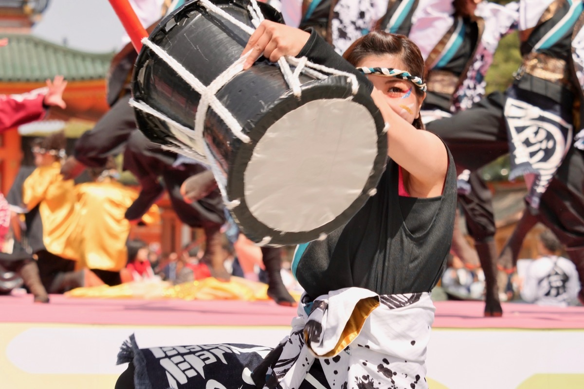 2018京都さくらよさこい1日目その5（京炎そでふれ！輪舞曲） : ヒロパンのよさこいライク・N-VANライフ