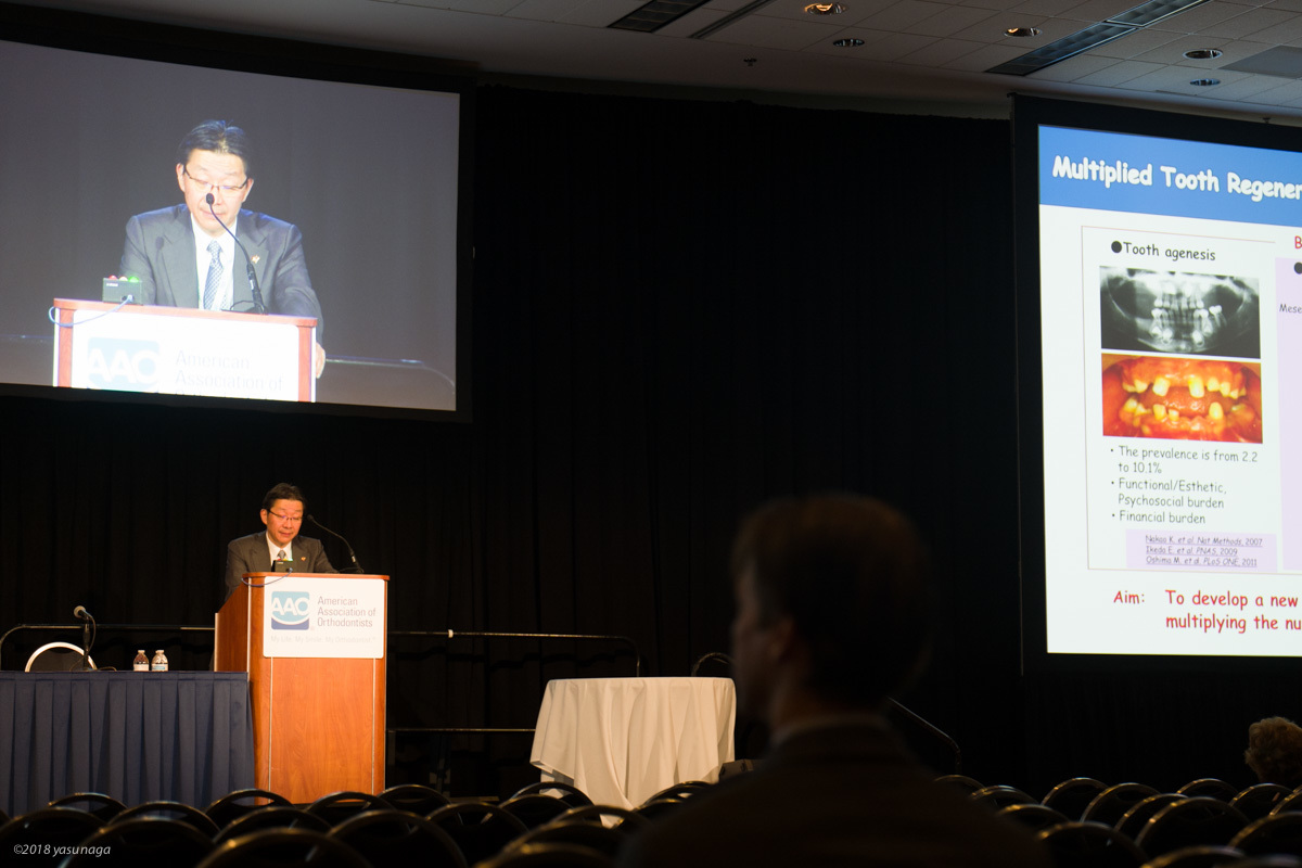 AAO 2018 #3 森山啓司教授、新井一仁教授、Benedict Wilmes教授 : 幸宗の徒然写真