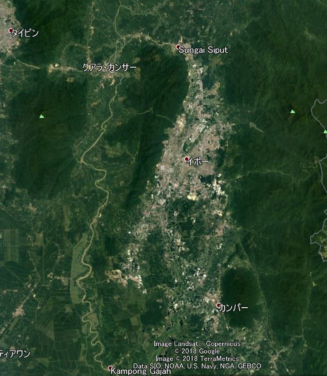 イポーの街とペラ・トン洞窟 : 写真でイスラーム