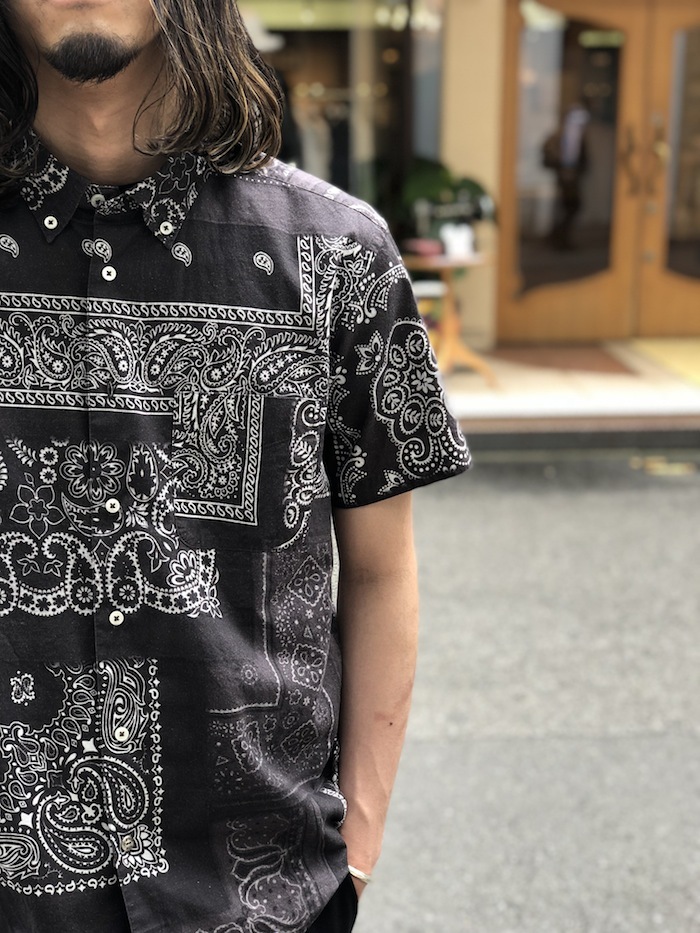 BEDWIN / S/S BD ORG Bandana Shirt FD "MONK" : END OF THE TRAIL