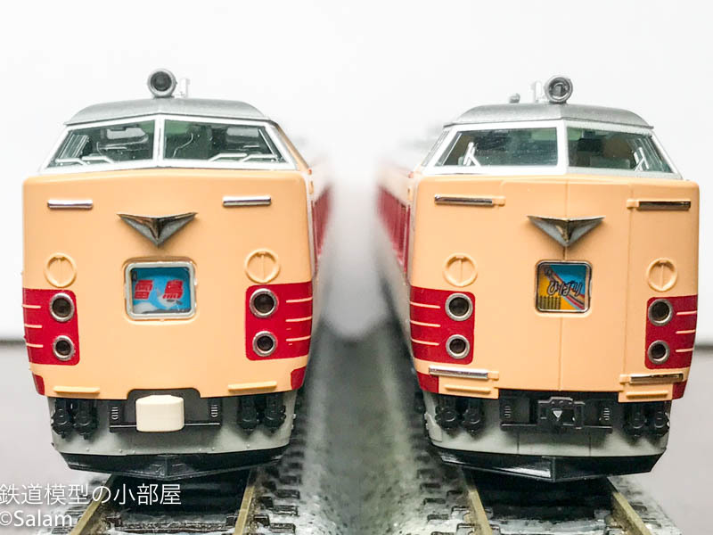 KATO 485系みどり4両セットのAssy組みでクハ481-200を入線させ KATO 485系みどり4両セットのAssy組みでクハ481-200を入線させ