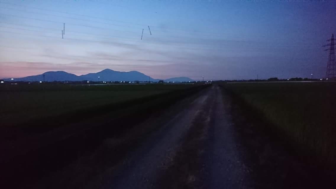 夕暮れの国上山と弥彦山 : 中野自動車商会 中野忠浩のブログ（燕市）0120-559-154