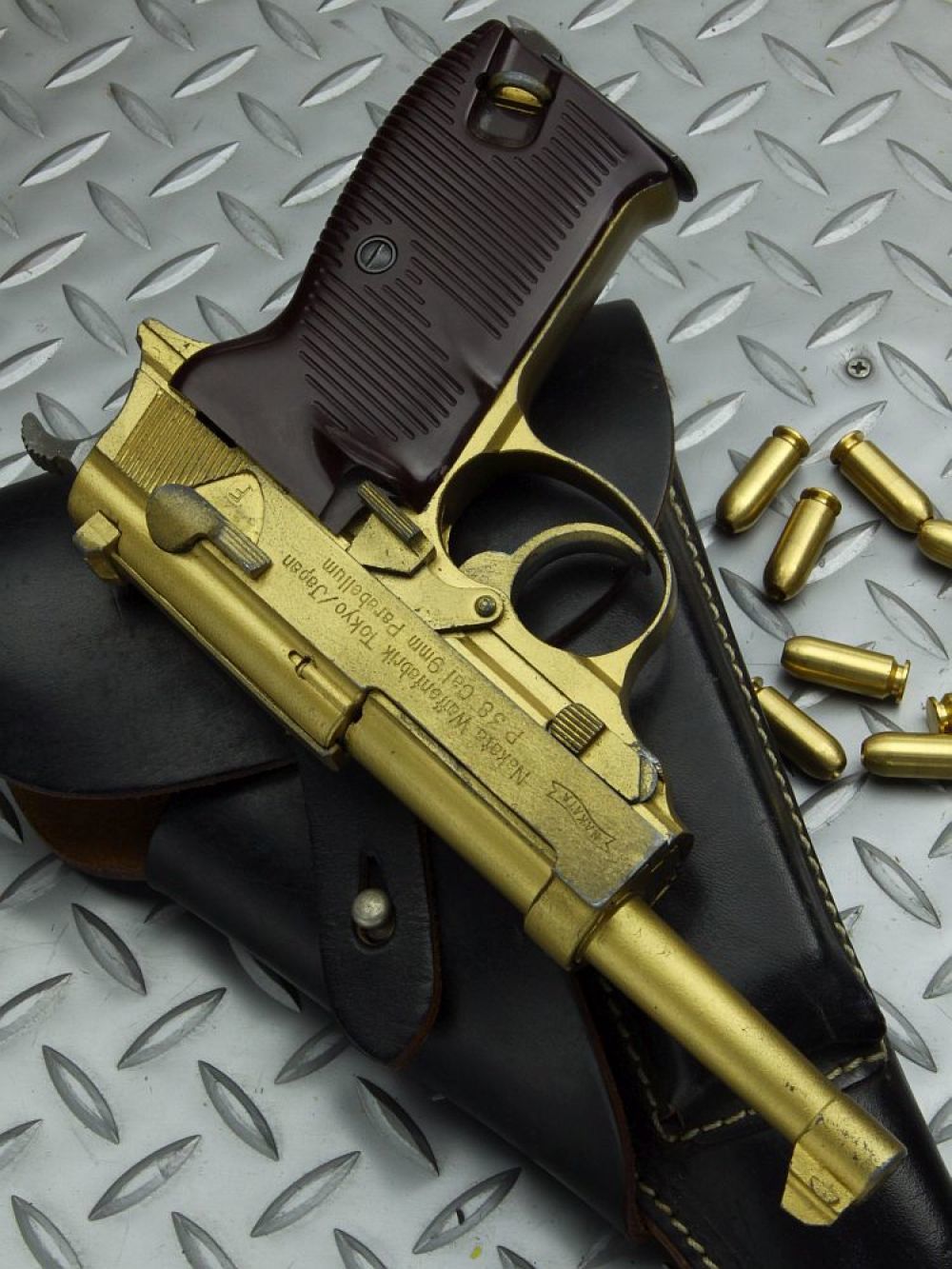 ナカタ NAKATA 中田 ワルサーP38 モデルガン部品取り用 上側 ナカタ NAKATA 中田 ワルサーP38 モデルガン部品取り用 上側