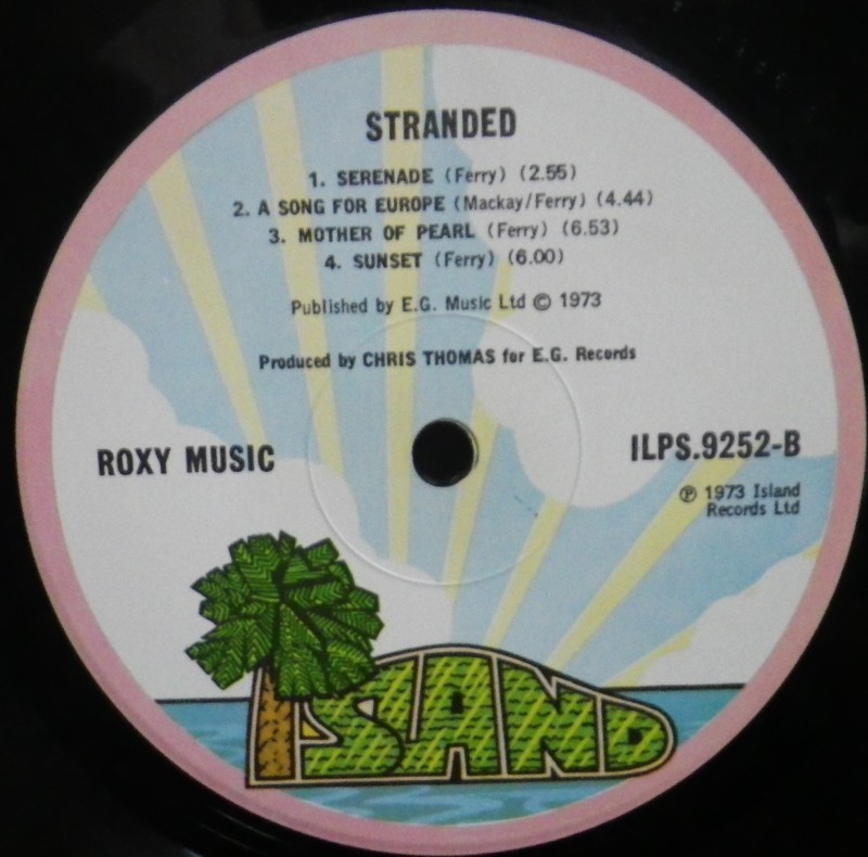 Roxy Music その1 Stranded : アナログレコード巡礼の旅