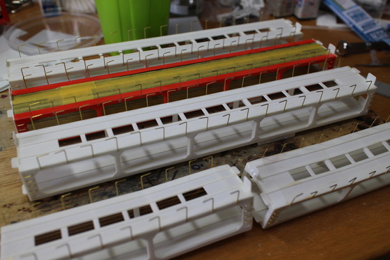 【鉄道模型・HO】ク5000量産・4 : kazuの日々の企み！