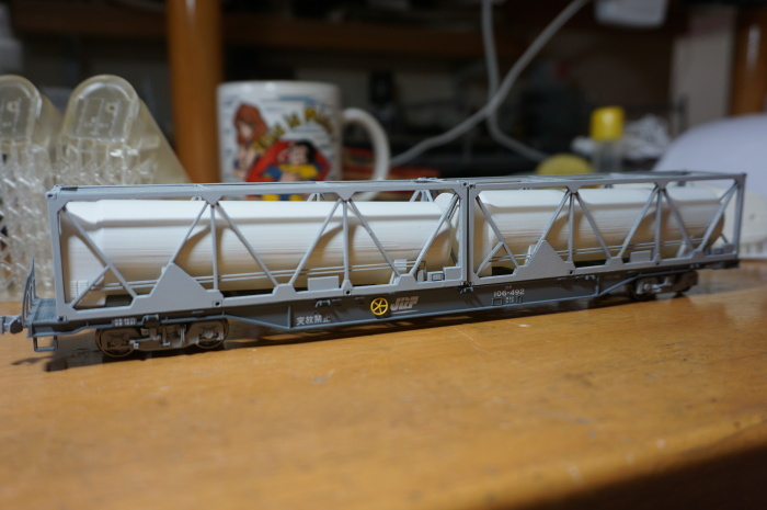 【鉄道模型・HO】3Dプリンター UT26C LNGタンクコンテナ を量産。 : kazuの日々の企み！