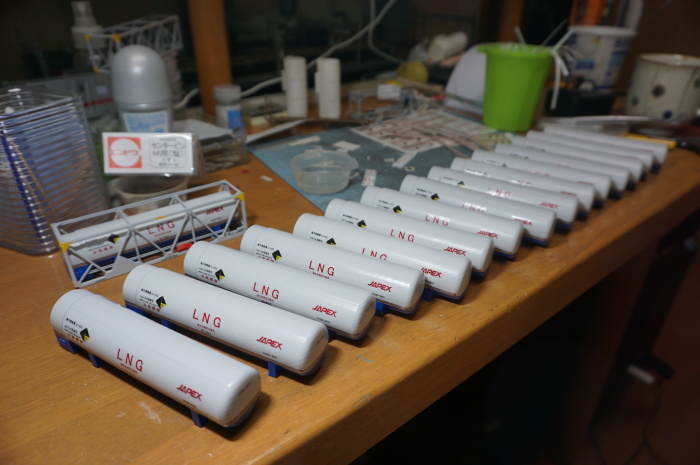 【鉄道模型・HO】3Dプリンター UT26C LNGタンクコンテナを量産する・2 : kazuの日々の企み！