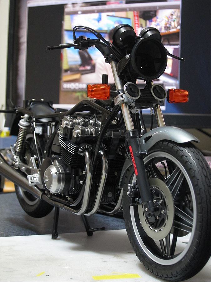 タミヤ 1/6 ホンダ CB750F (48) : DNF