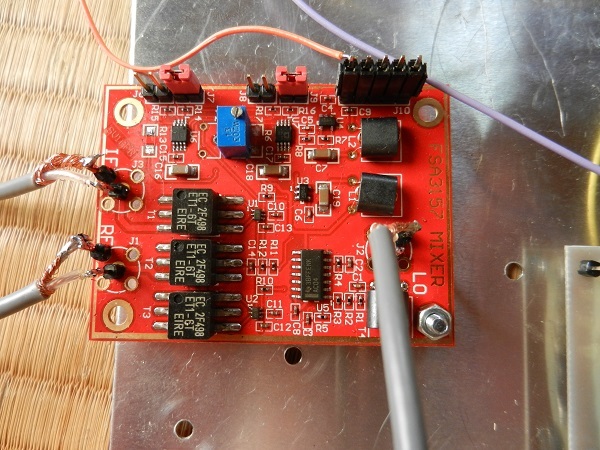 J310パラレルGG RF-H mode mixer-X'tal fil-AD603x2 IF CB受信部の実働試験 : 真空管にゲルマ ...