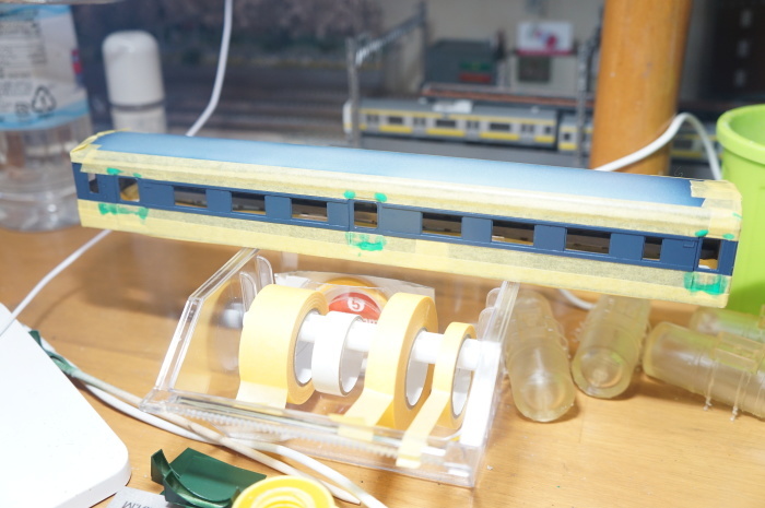 【鉄道模型・HO】70系横須賀色・クハ77を作る・2 : kazuの日々の企み！