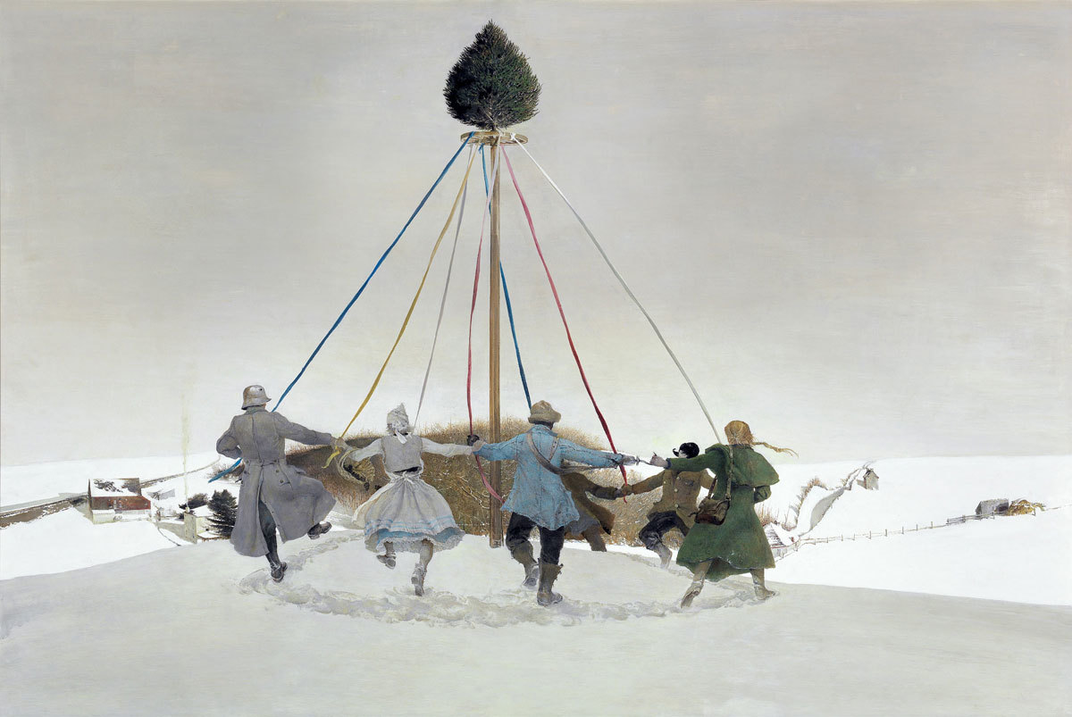 アンドリュー・ワイエスの「雪山」 : 一語一絵