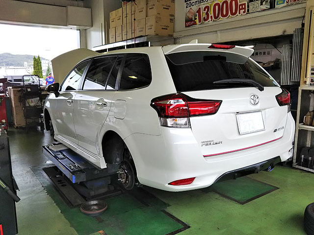 フィールダーの車検 : TYO．STDのおきらく写真生活