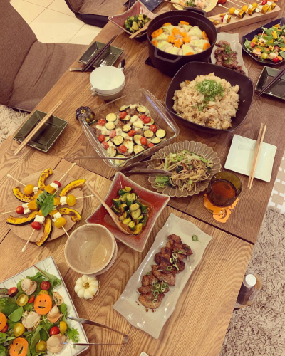 ハロウィンパーティ2019☆飾り付けとお料理 : ケセラセラ～家とGREEN。