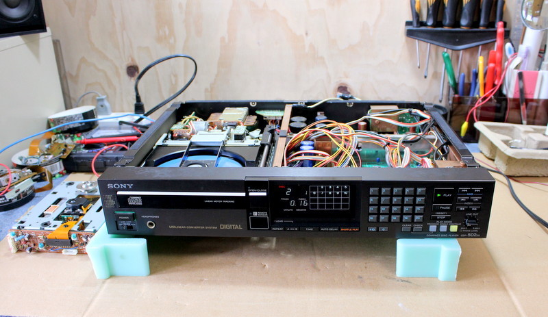SONY CDP-502ES 修理 その9 : 岡山ジャンク倶楽部