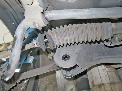 Fロアアームブッシュ交換！★GC8インプレッサ★ボールジョイント＆タイロッドも！！ : 店長Mizoのおやぢ日記