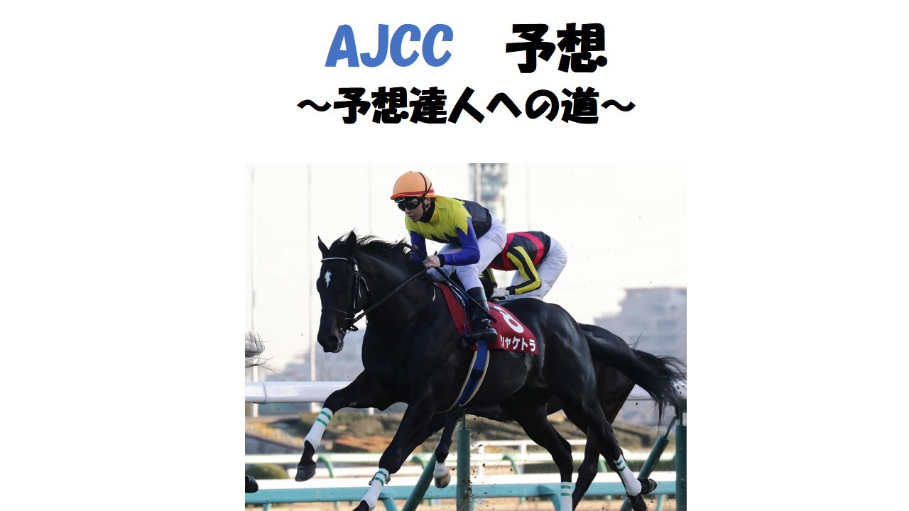 AJCC 2020 予想 : 競馬好きサラリーマンの週末まで待てない!