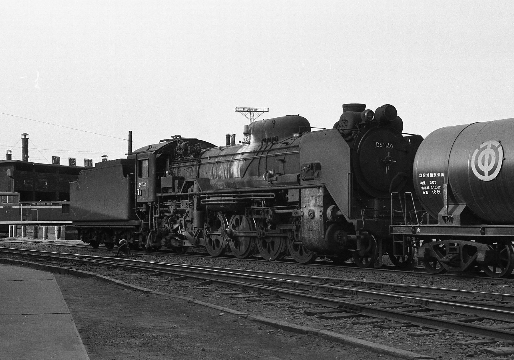 昔、機関区・駅で出会った車輌達（9）郡山機関区D51140 : 南風・しまんと・剣山 ちょこっと・・・