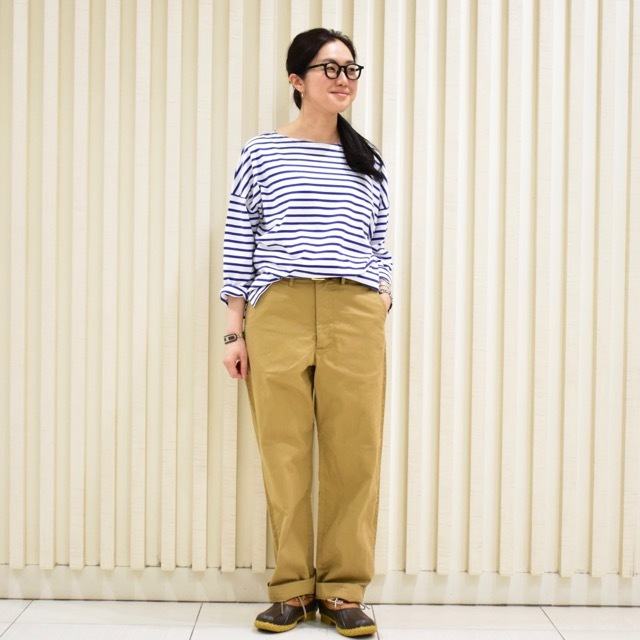 A VONTADE::Type45 Wide Fit Chino Trousers : JUILLET A VONTADE::Type45 Wide Fit Chino Trousers : JUILLET