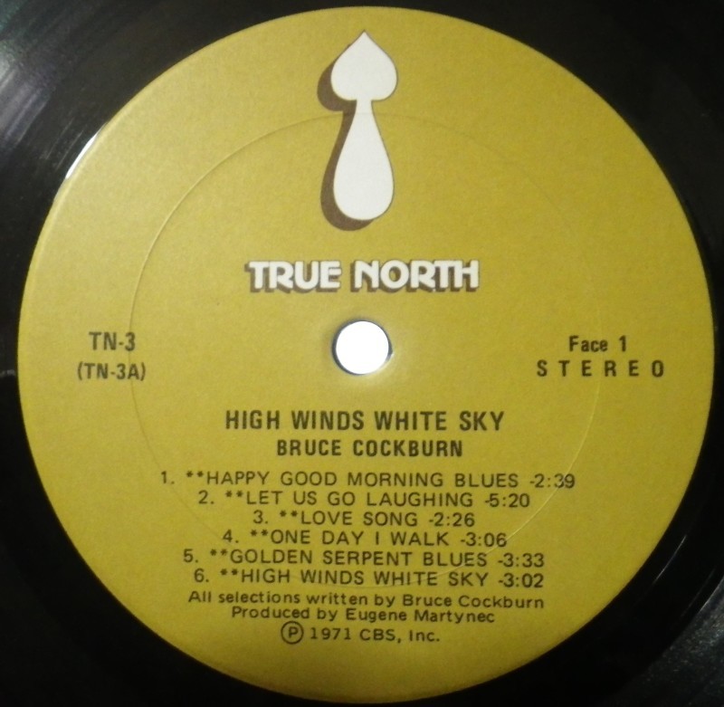 Bruce Cockburnその2 High Winds White Sky : アナログレコード巡礼の旅