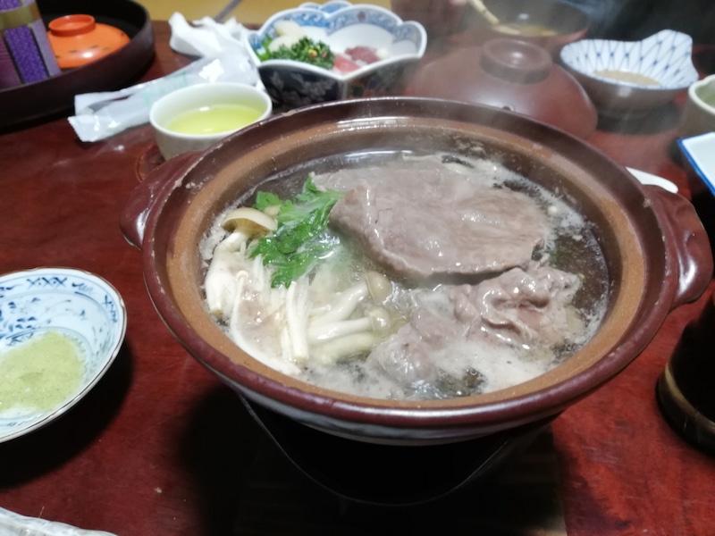 栃木県 馬頭温泉 小口館下の湯 夕食編と昨日の日曜日(^^) : 基本安宿を巡るカブ
