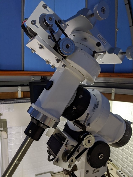 ユーハンU-150赤道儀 5相から2相モーターに変更 : マチナカリモート