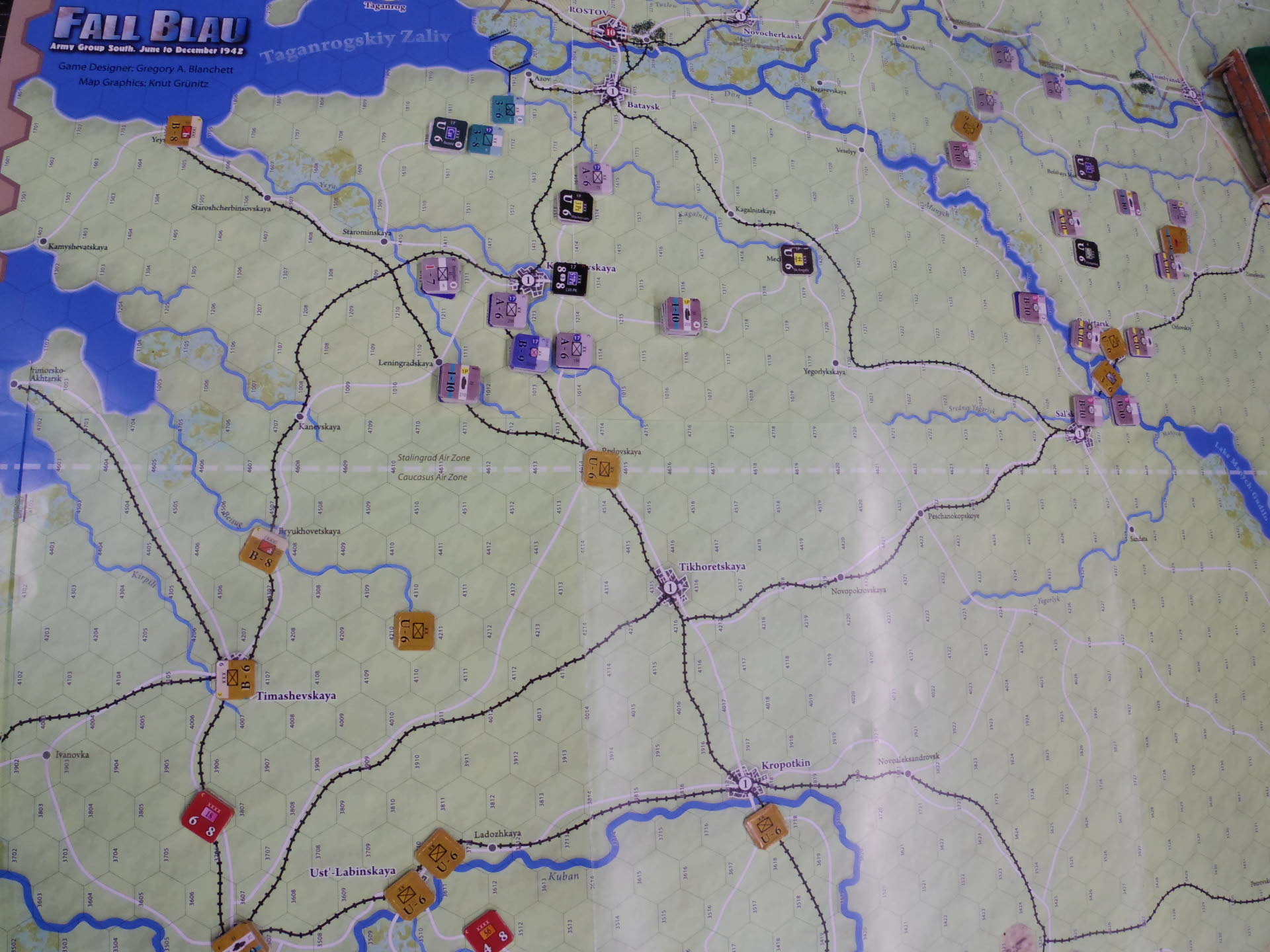 (Compass)Fall Blau: June To December 1942『コーカサス・キャンペーン』2020.0614（日）3ヶ月ぶりのYSGA例会の様子その2 : YSGA 例会報告