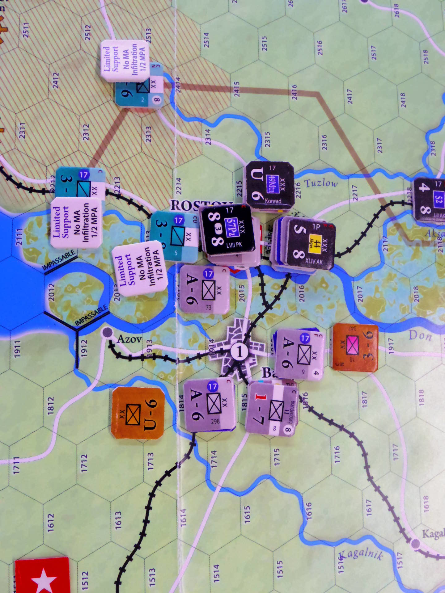 (Compass)Fall Blau: June To December 1942『コーカサス・キャンペーン』2020.0614（日）3ヶ月ぶりのYSGA例会の様子その2 : YSGA 例会報告