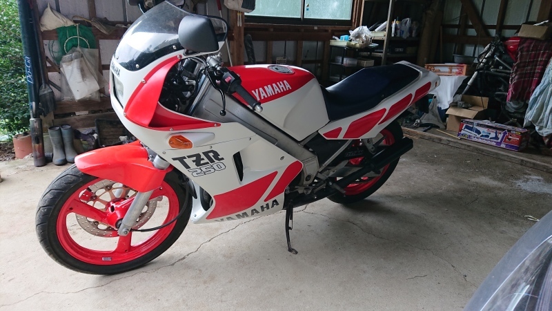 '85 TZR250 1KT 不動車から始めたレストア日誌