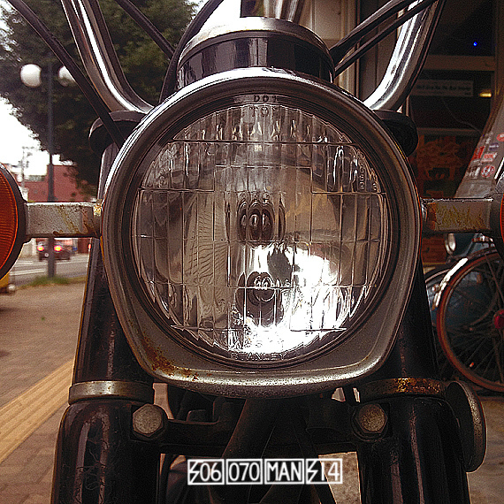 1970s Vintage SUZUKI K50 6V馬蹄型ヘッドライト トッツァンバイク : アンティークショップ 506070mansion 札幌 買取もやってます！