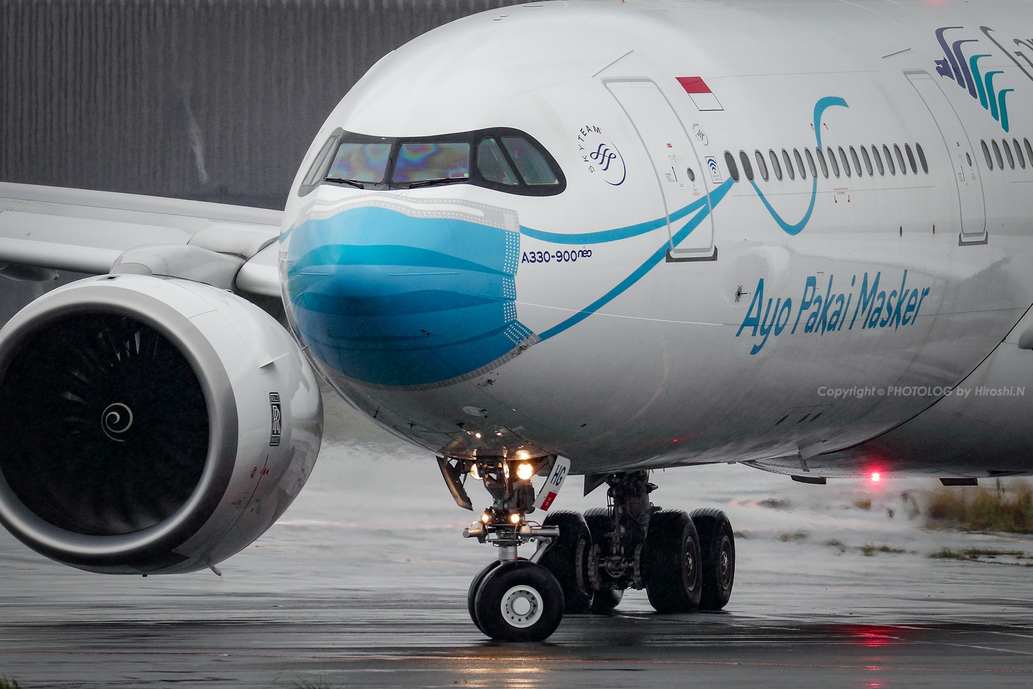 2020/10/9 Fri. RJTT 羽田空港 - Garuda Indonesia Ayo Pakai Masker Livery ...