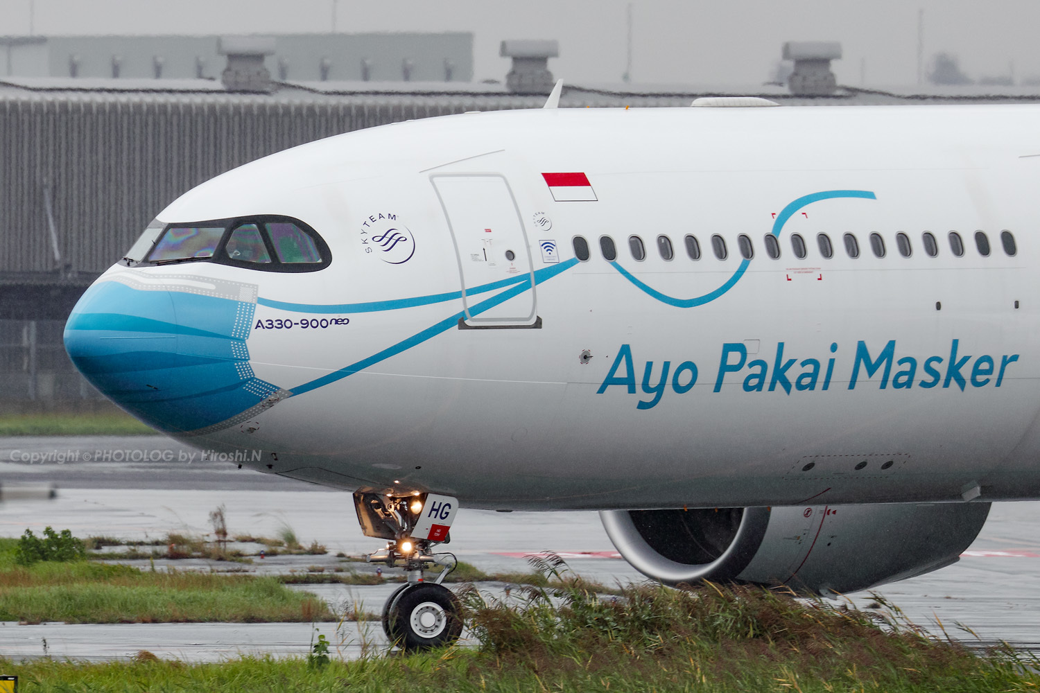 2020/10/9 Fri. RJTT 羽田空港 - Garuda Indonesia Ayo Pakai Masker Livery ...