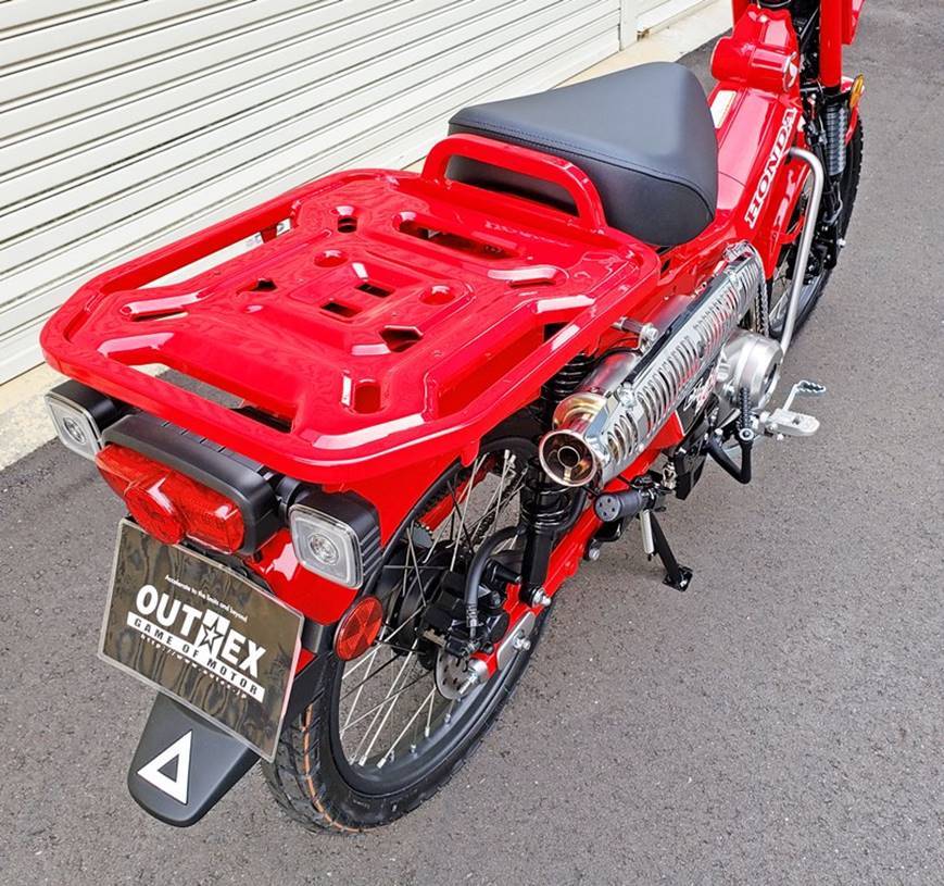 CT125 OUTEXマフラー : 北九州市小倉北区のバイク屋 バイパスホンダ小倉店 山口店長ブログ