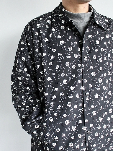 NEEDLES Coach Jacket - Nylon Tussore / Pt. / Floret NEEDLES Coach Jacket - Nylon Tussore / Pt. / Floret