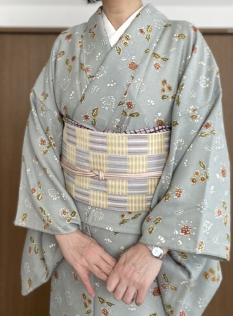 花柄の小紋に合わせる帯 : すみれ堂きものDiary 花柄の小紋に合わせる帯 : すみれ堂きものDiary
