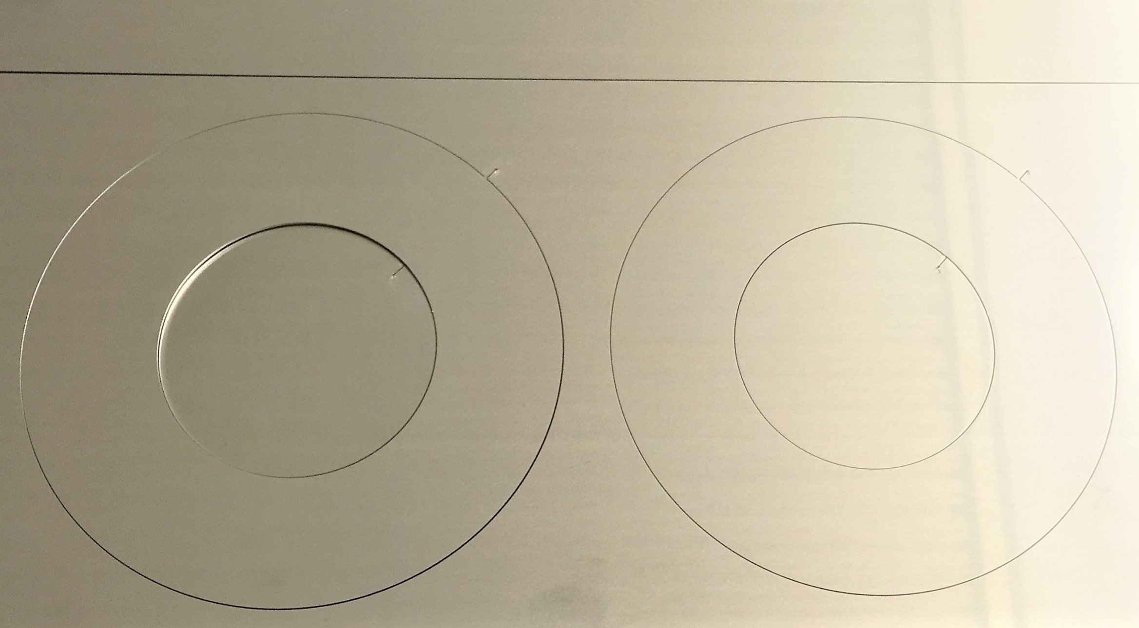 SUS310Sリング切断 : ステンレスクリーンカットのレーザーテック