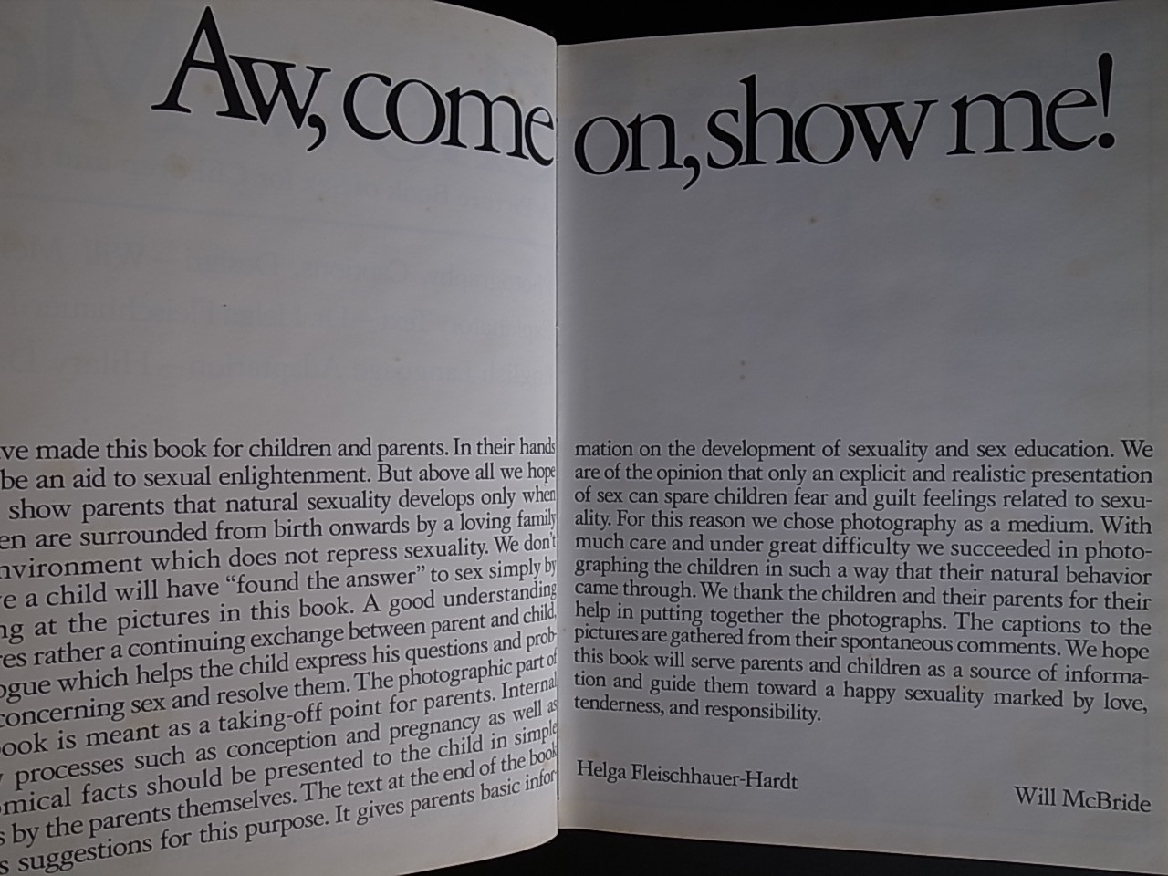 SHOW ME! / Will McBride : Books & Things