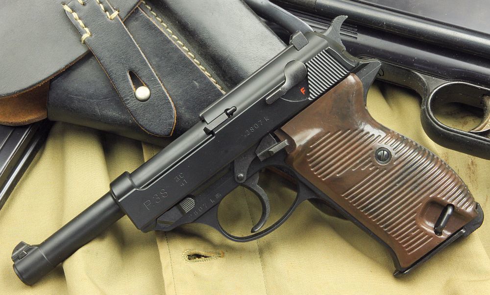 TakeFive/BWCコラボ マルゼンP38用 実物型取り茶マーブルグリップ : "人はパンのみに生きるにあらず" (ケイズ ブログ)