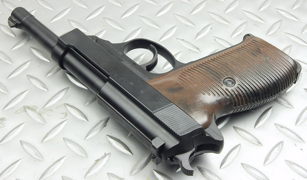 TakeFive/BWCコラボ マルゼンP38用 実物型取り茶マーブルグリップ : "人はパンのみに生きるにあらず" (ケイズ ブログ)