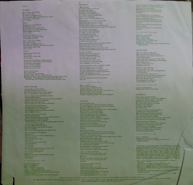 Others Female ～ Laura Allan / Same : アナログレコード巡礼の旅