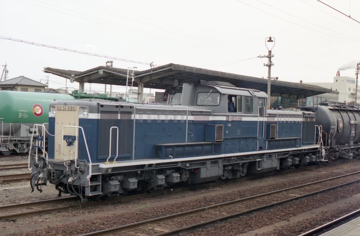 平成の画像 愛知機関区のDD51 その17 DD51 890 ② : 『タキ10450』の国鉄時代の記録