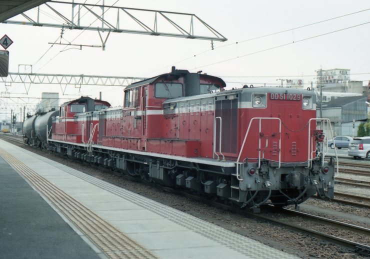 平成の画像 愛知機関区のDD51 その25 DD51 1029 ② : 『タキ10450』の国鉄時代の記録