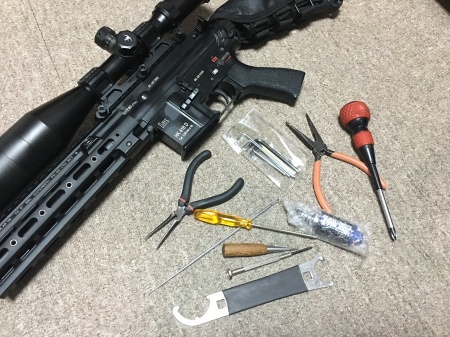 次世代HK416 デルタカスタム その4 15万発発射後のメンテ 次世代HK416 デルタカスタム その4 15万発発射後のメンテ