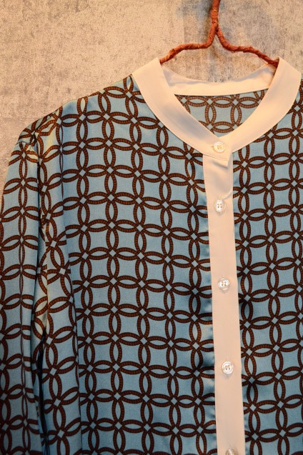 柄シャツ : rimeiku TEMARI