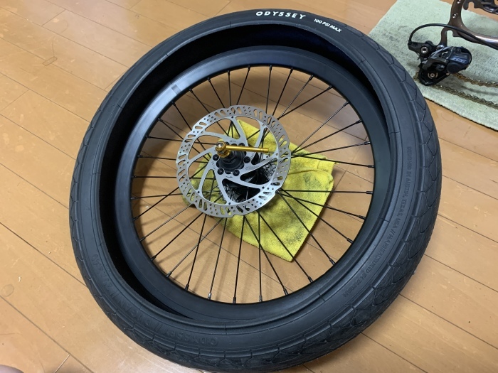 tern amp f1カスタム…何インチのタイヤまで入るの？ : KITAZYの言わせて頂きますw