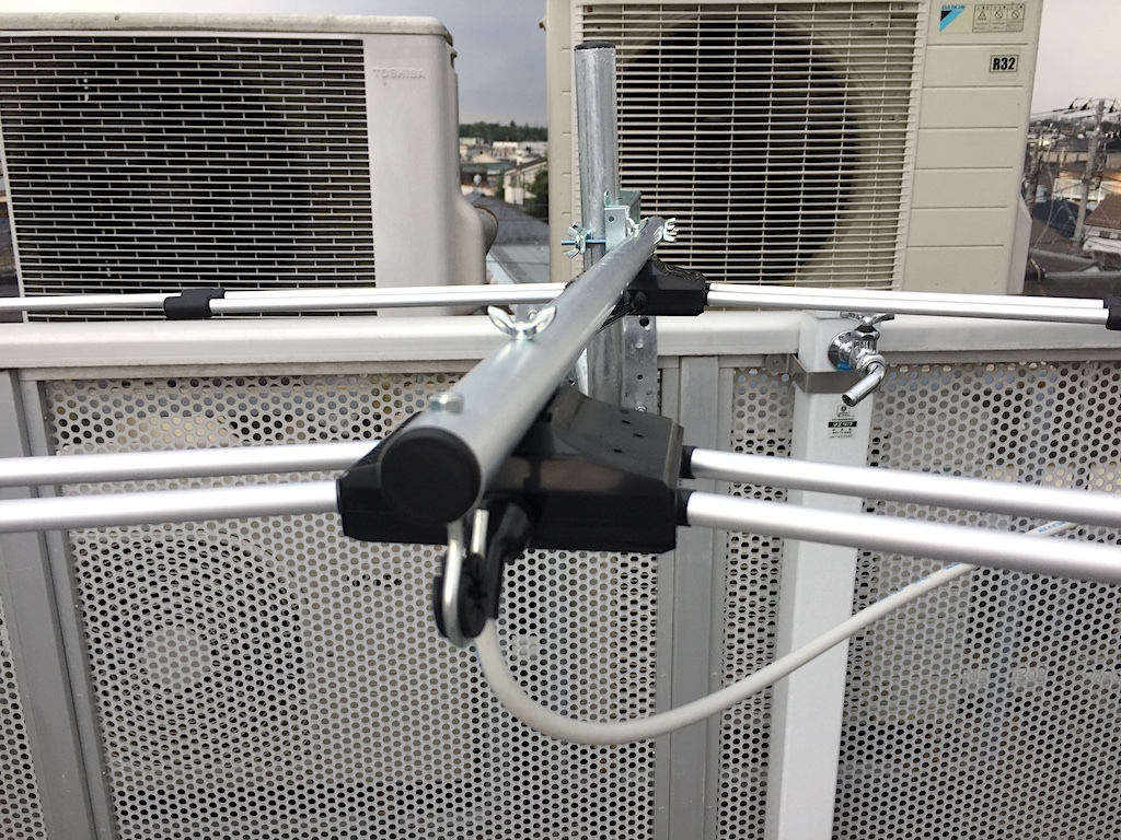 FM放送専用アンテナ設置完了 + 追記 : GRFのある部屋