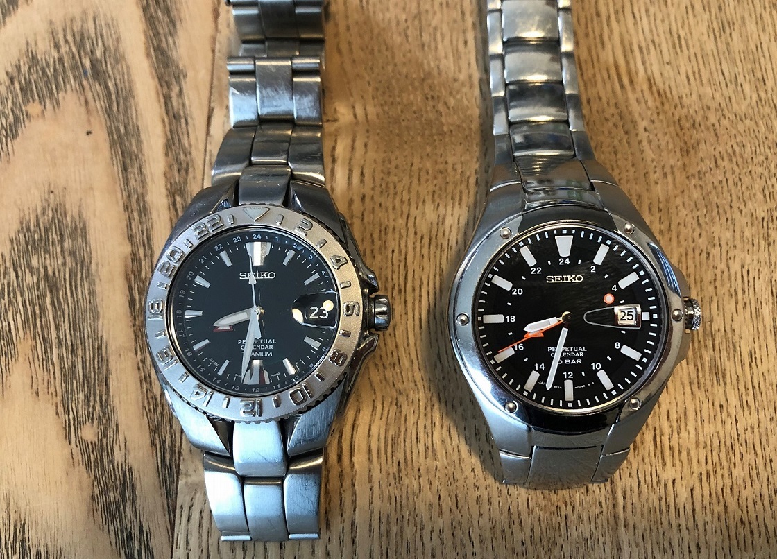 SEIKO SBQJ009 GMT パーペチュアルカレンダー 8F56 : 腕時計 SEIKO SBQJ009 GMT パーペチュアルカレンダー 8F56 : 腕時計
