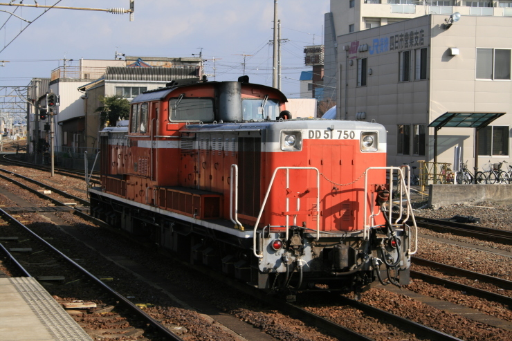 平成の画像 愛知機関区のDD51 その32 DD51 750 ② : 『タキ10450』の国鉄時代の記録
